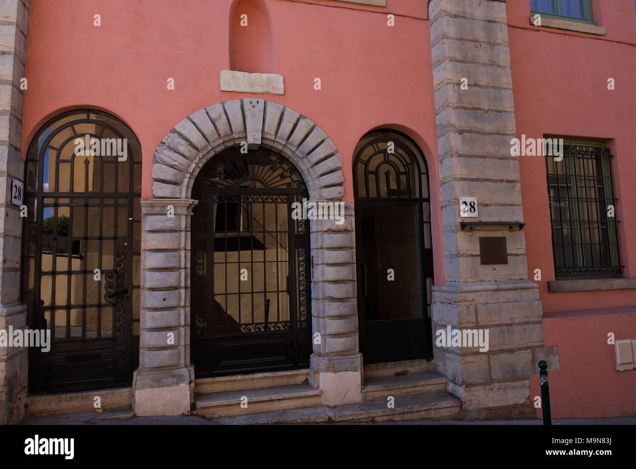 Remains of the Recollets Convent, Lyon, France Stock Photo - Alamy