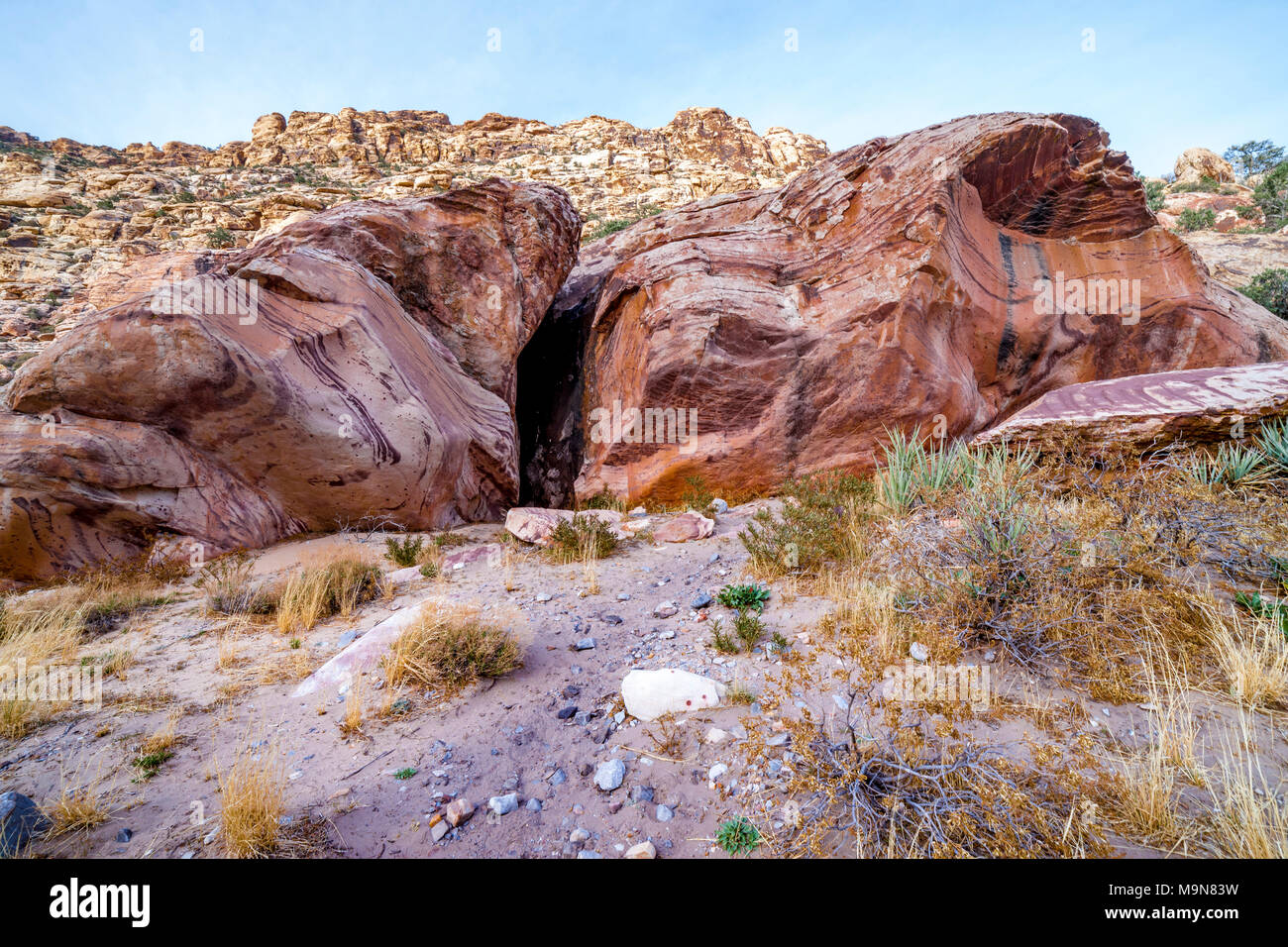 Red Rock Canyon in the Mojave desert, Navada, U.S.A Stock Photo - Alamy