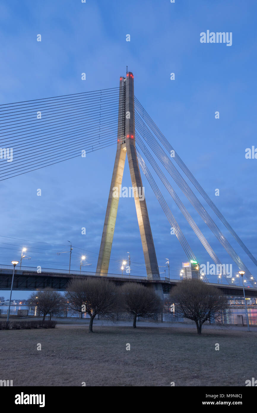 Bridge at Sunset Stock Photo - Alamy