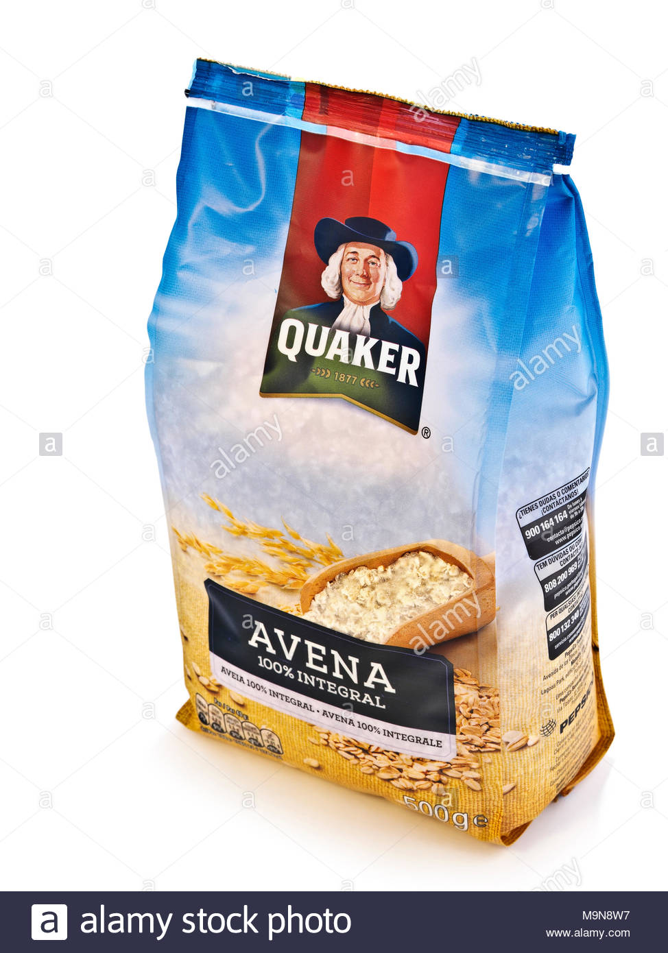 Quaker White Oats High Resolution Stock Photography and Images - Alamy