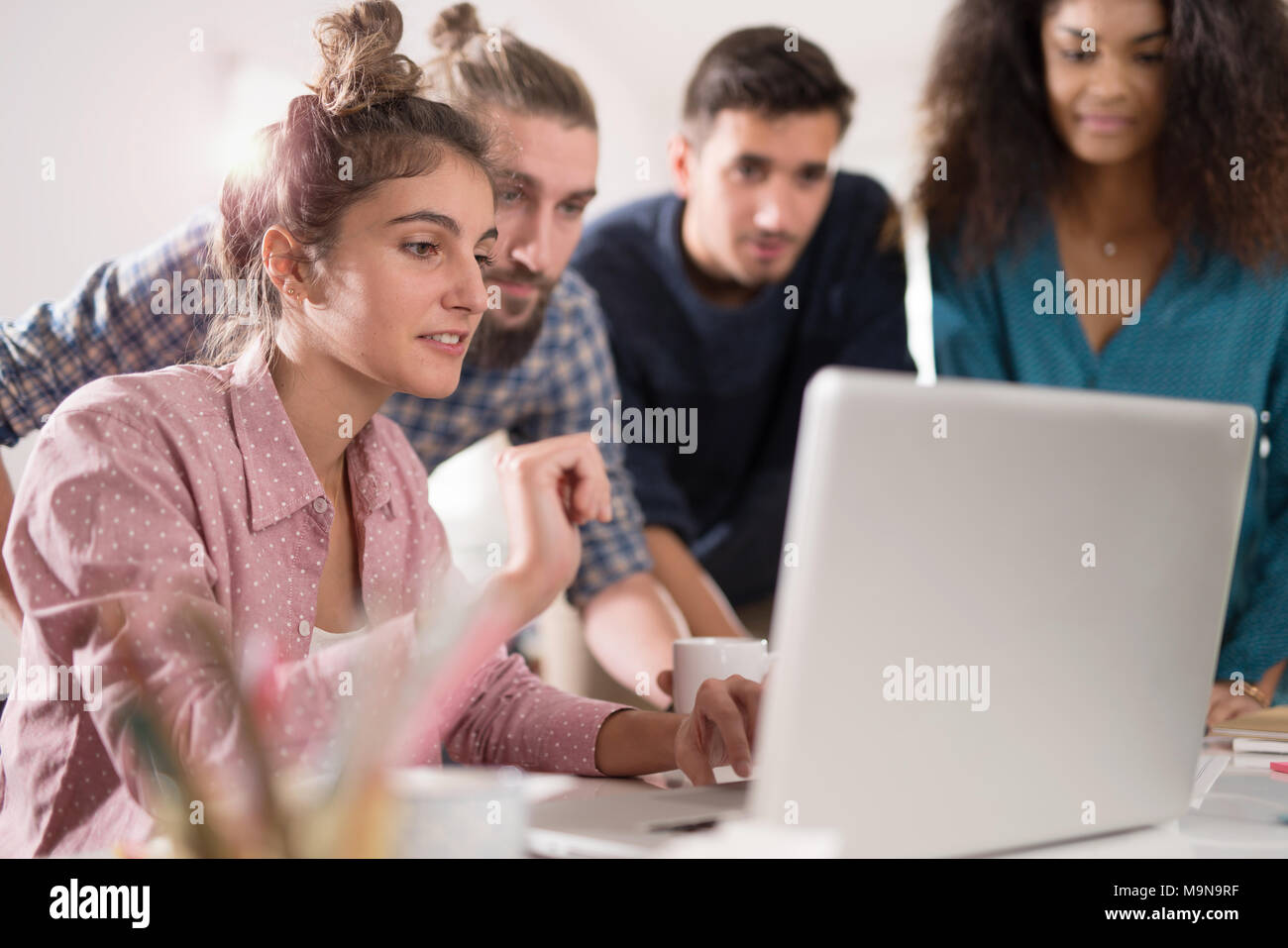 Multiethnic casual professionals hi-res stock photography and images ...