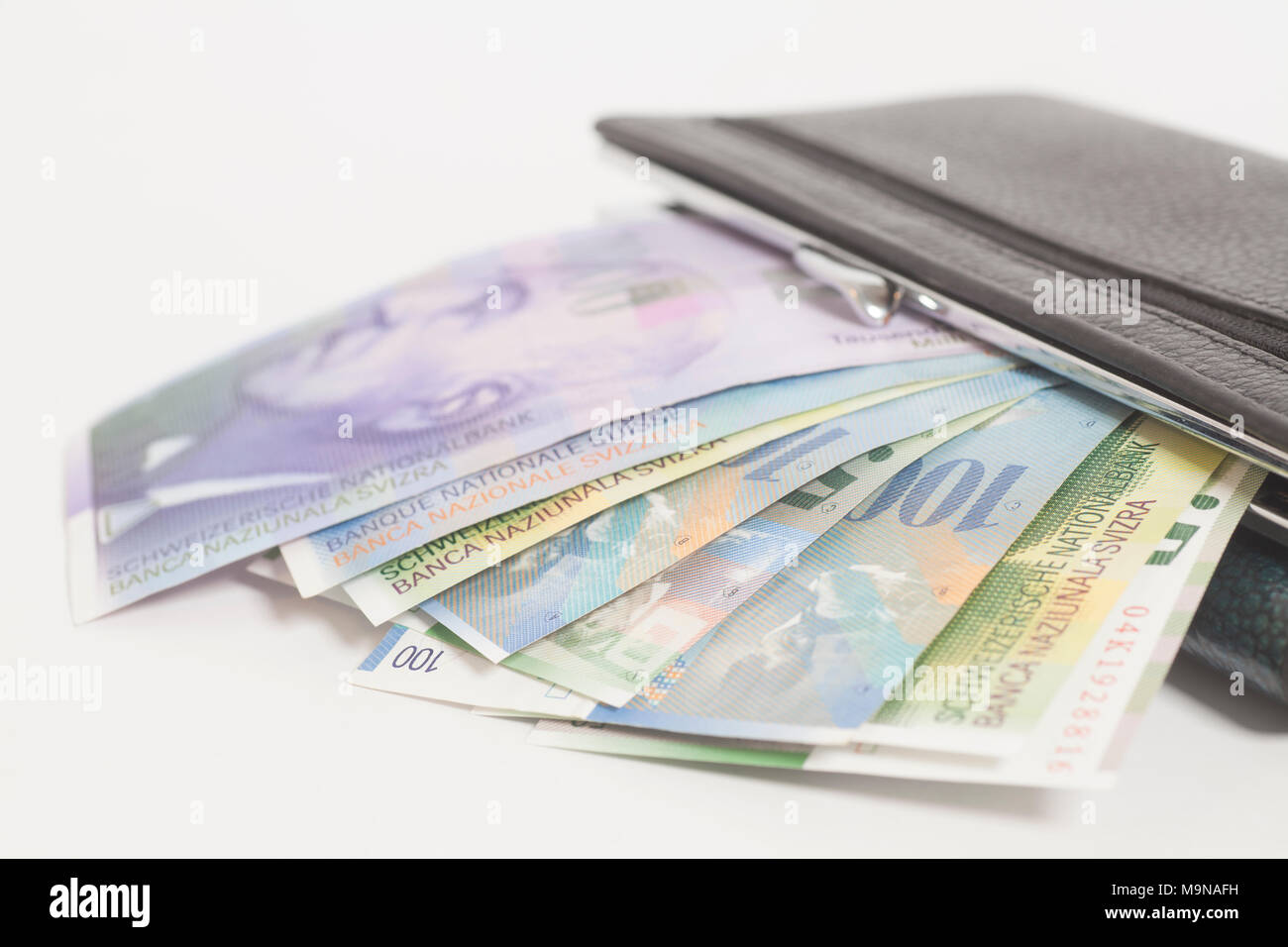 Swiss francs stack hi-res stock photography and images - Alamy