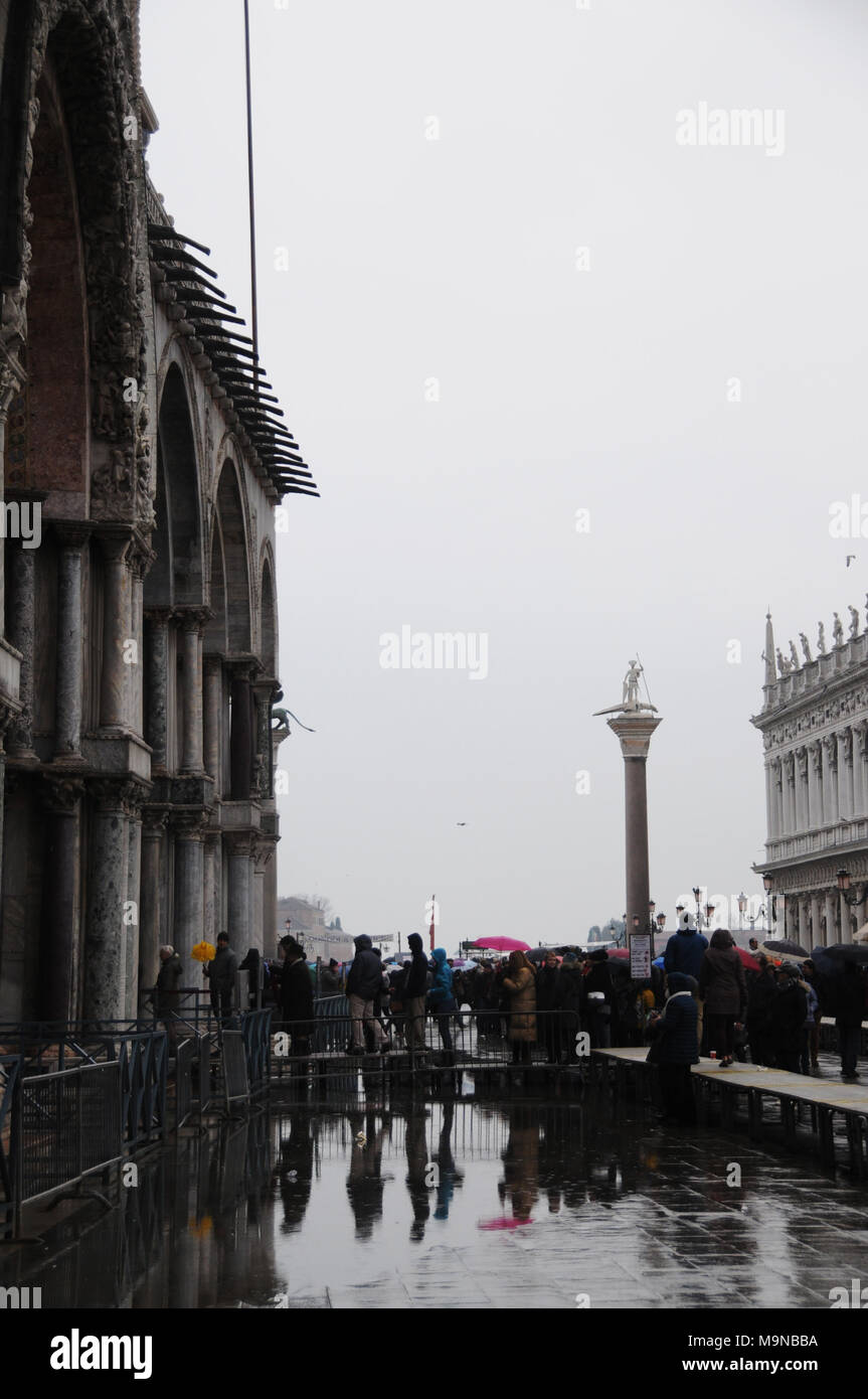 Overcrowding/overtourism, Piazza San Marco, Venice, Italy Stock Photo ...