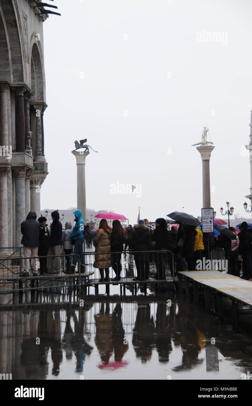 Overcrowding/overtourism, Piazza San Marco, Venice, Italy Stock Photo ...