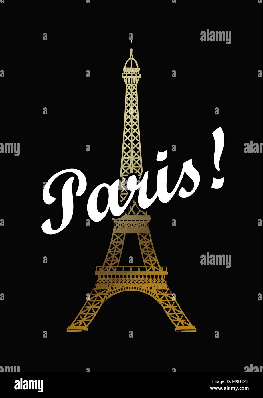 Eiffel tower isolated vector illustration Stock Vector Image & Art - Alamy