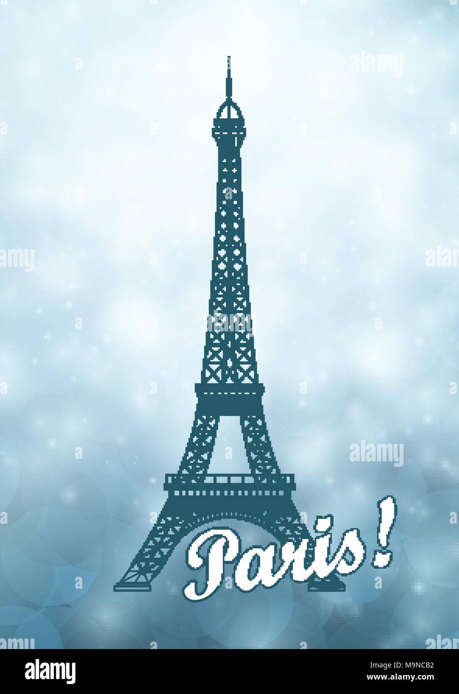 Paris tower vector Stock Vector Images - Alamy
