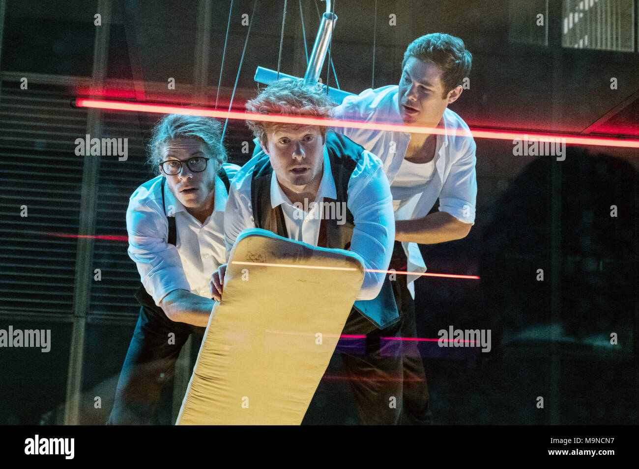 GAME OVER, MAN!, from left: Blake Anderson, Anders Holm, Adam Devine ...