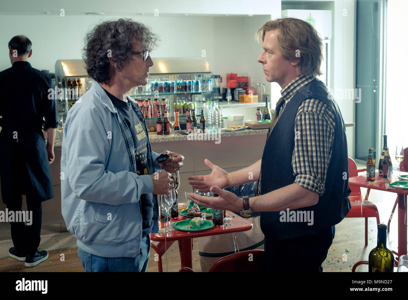 READY PLAYER ONE, from left: Mark Rylance, Simon Pegg, 2018. ph: Jaap ...