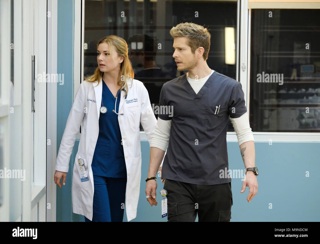 THE RESIDENT, l-r: Emily VanCamp, Matt Czuchry in 'Family Affair ...