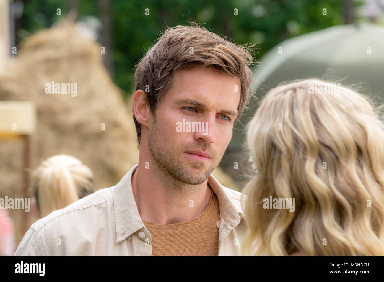 ROYAL HEARTS, from left: Andrew Cooper, Cindy Busby (back to camera ...