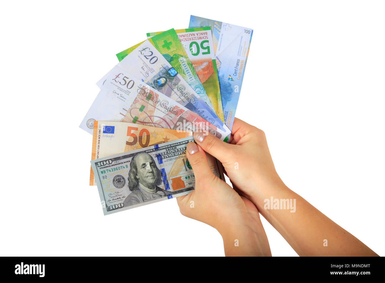 Money fan hi-res stock photography and images - Alamy