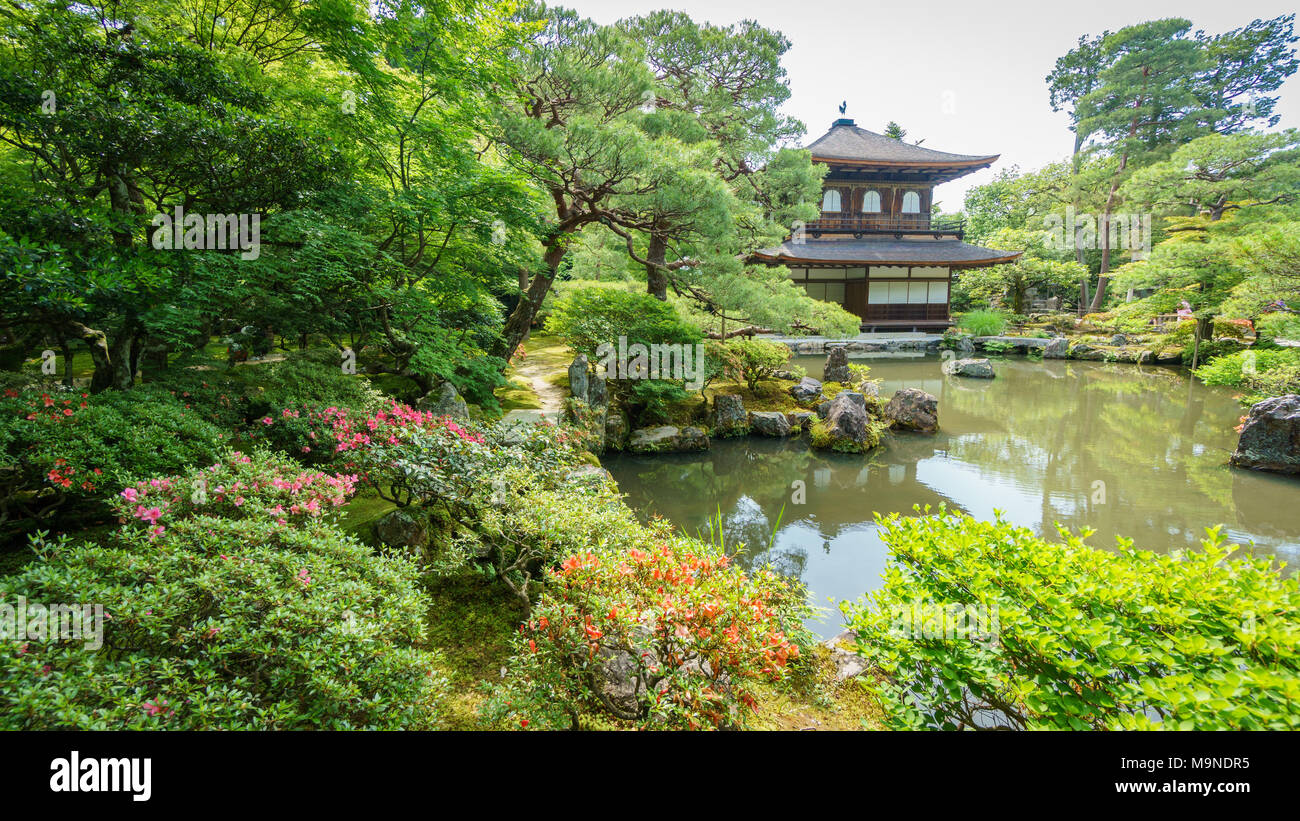 Ginkakuji silver pavillion hi-res stock photography and images - Alamy