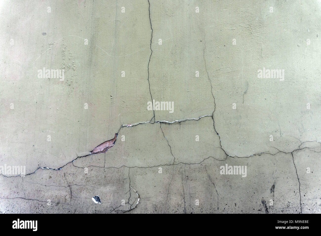 old cracked gray wall. vintage light grey background Stock Photo - Alamy