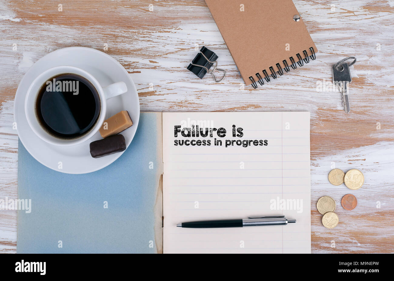 Failure is success in progress Stock Photo - Alamy
