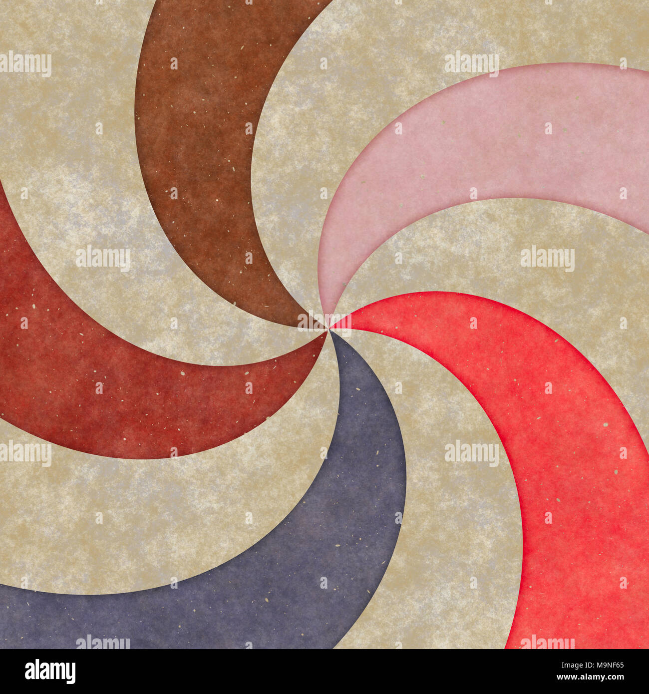 Vortex-shaped circles, curves and spirals, graphic design. Spiral ...