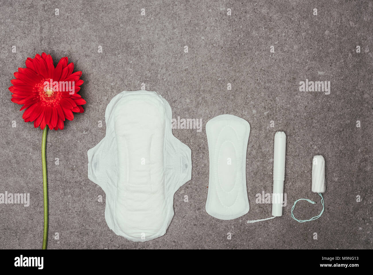 Sanitary pads and tampons hi-res stock photography and images - Alamy