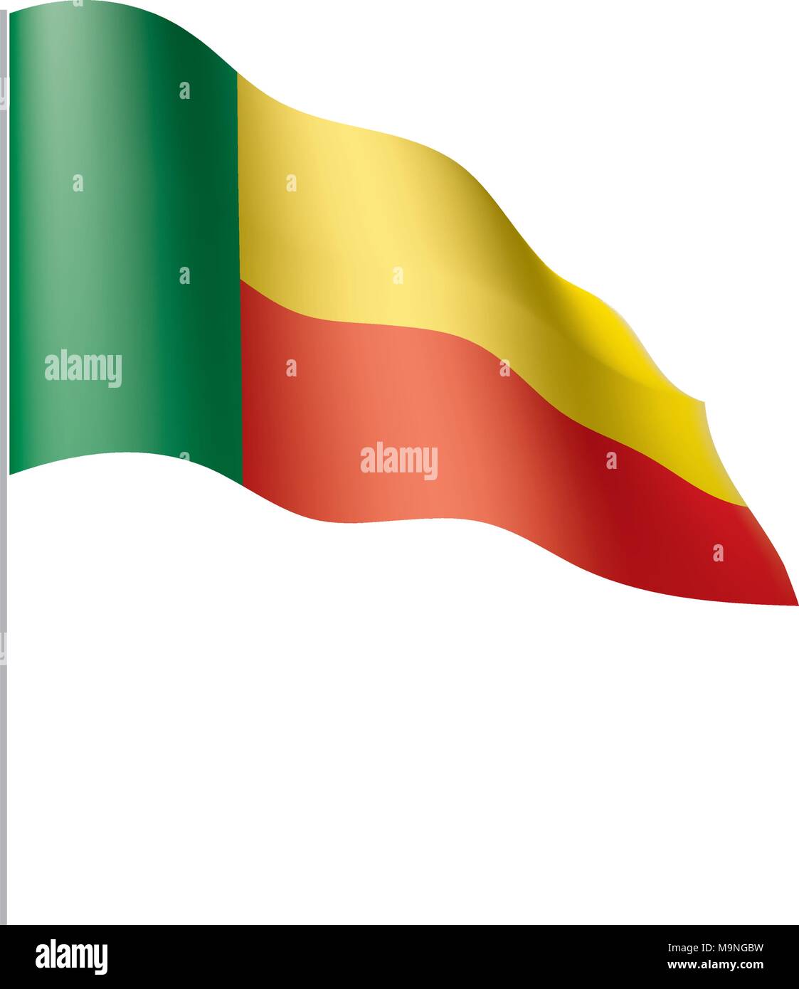 Benin flag, vector illustration Stock Vector Image & Art - Alamy