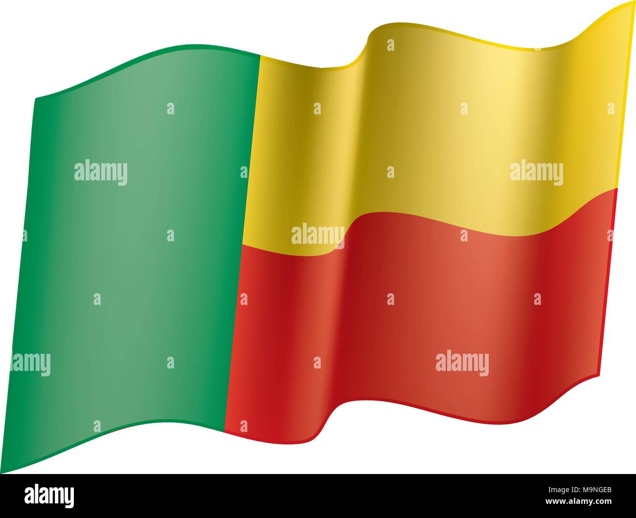 Benin flag, vector illustration Stock Vector Image & Art - Alamy