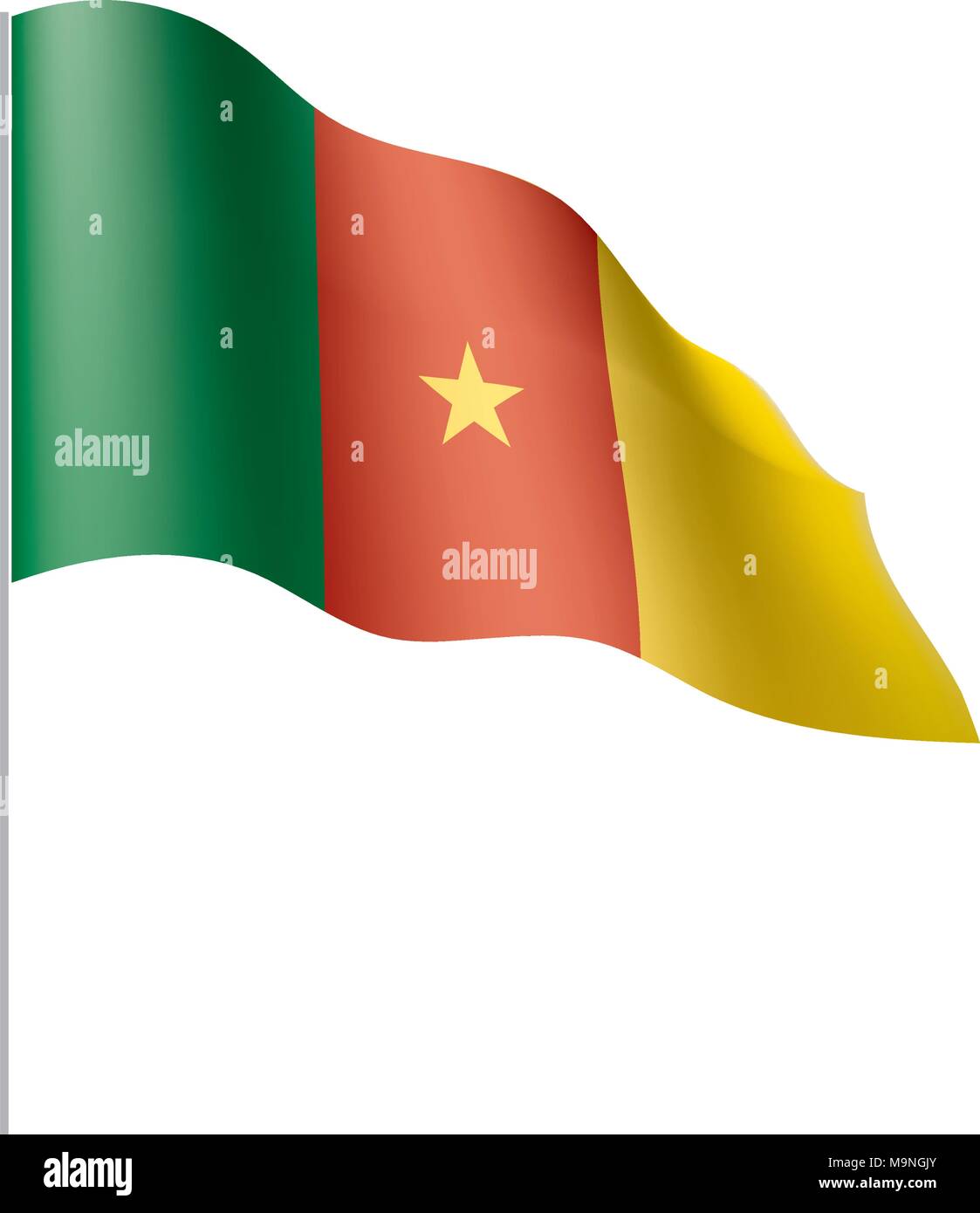 Cameroon flag, vector illustration Stock Vector Image & Art - Alamy