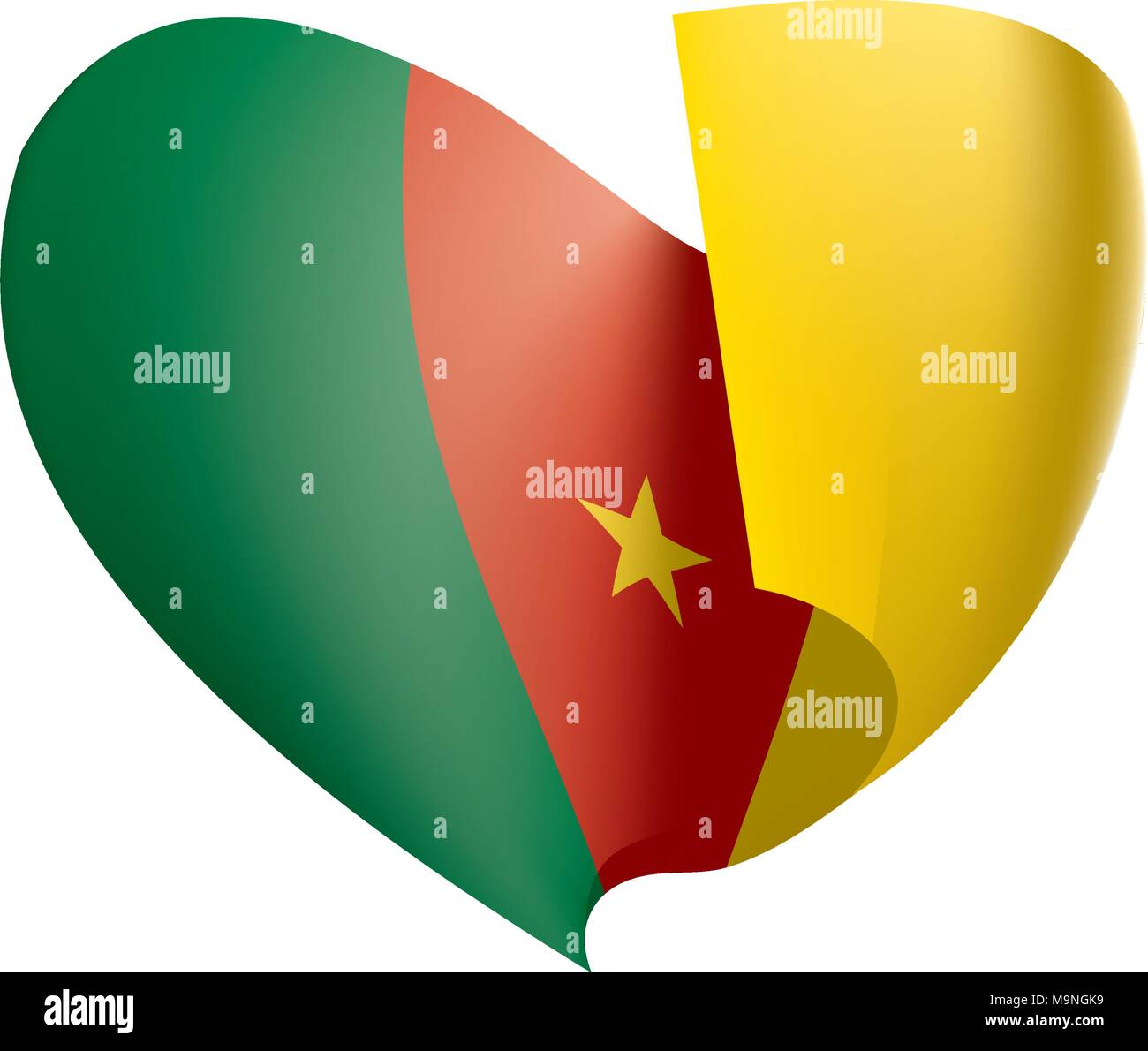 Cameroon flag, vector illustration Stock Vector Image & Art - Alamy
