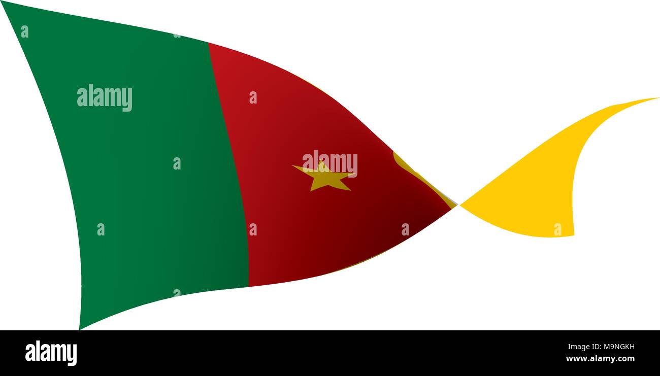 Cameroon flag, vector illustration Stock Vector Image & Art - Alamy