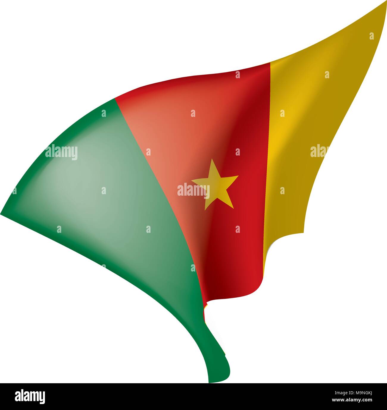 Cameroon flag, vector illustration Stock Vector Image & Art - Alamy