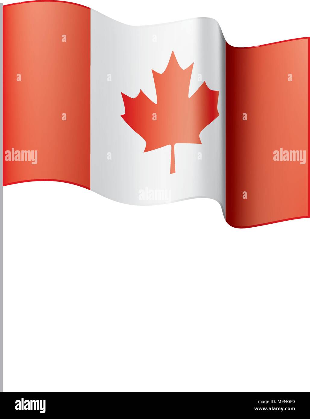 Canada flag vector hi-res stock photography and images - Alamy