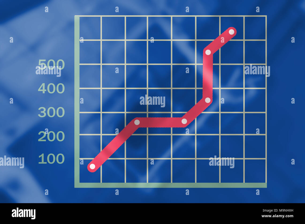 Graph rate chart hi-res stock photography and images - Alamy