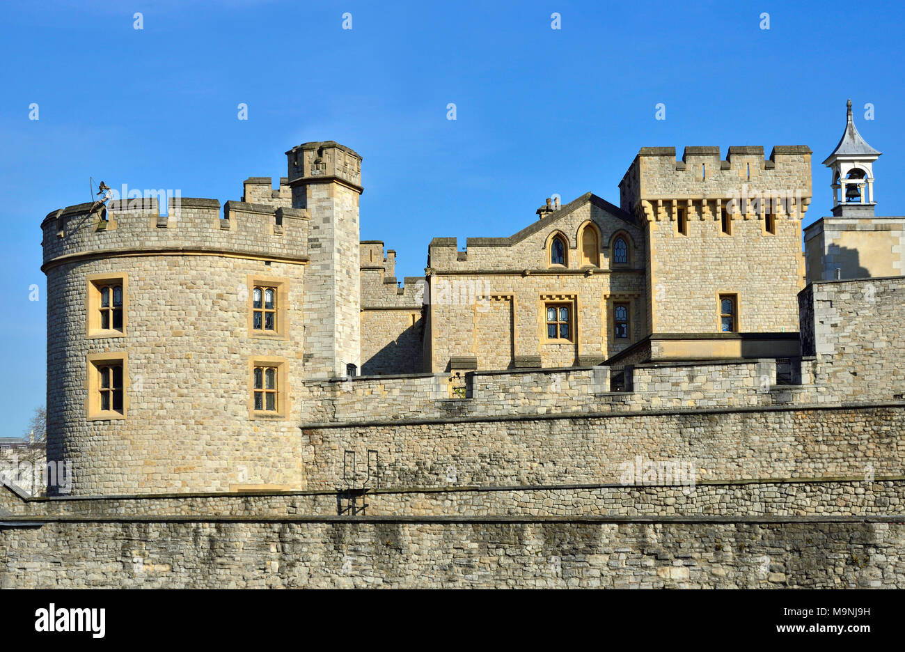 London, England, UK. Tower of London (11th-14thC) Devereux Tower (left ...