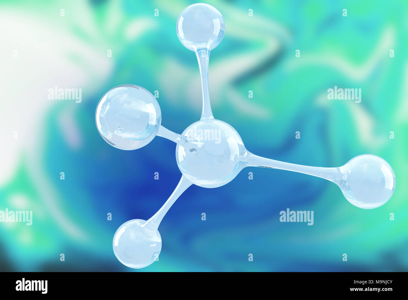 Abstract molecule model hi-res stock photography and images - Alamy