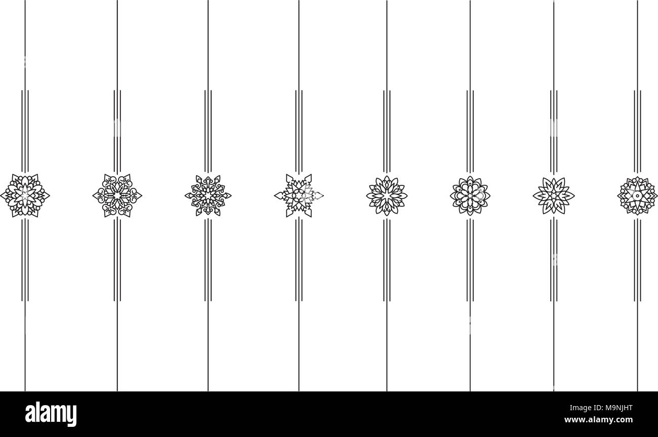 Clip Art Linee Verticali Decorative