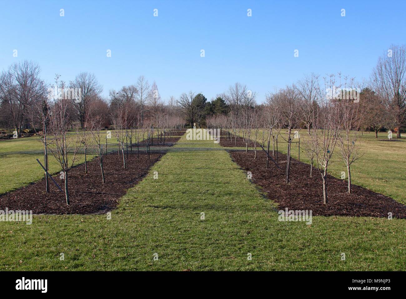 The beautiful parks of Warren and Montgomery Counties in Ohio Stock ...