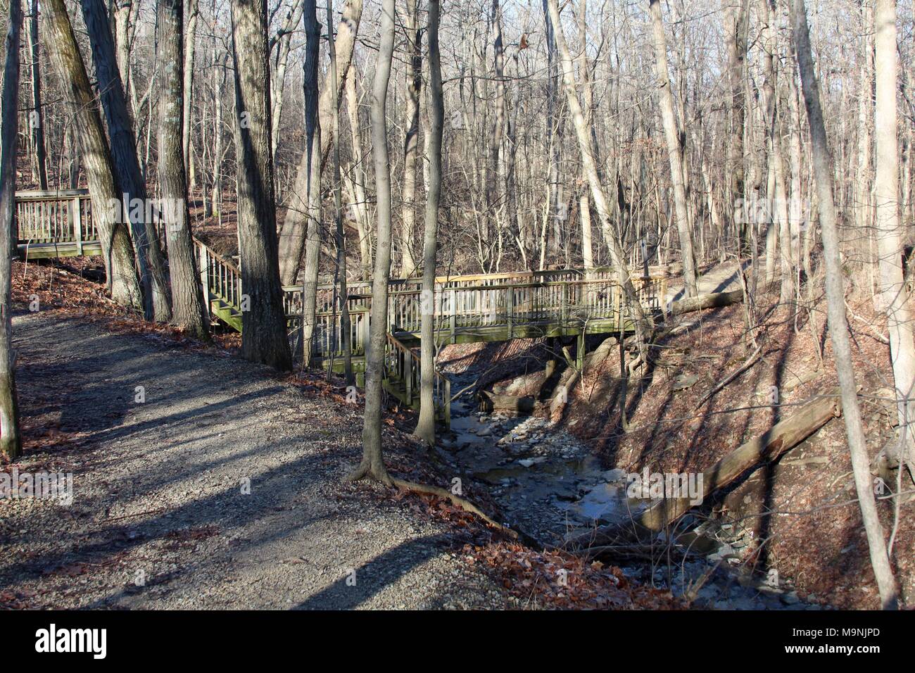 The beautiful parks of Warren and Montgomery Counties in Ohio Stock ...