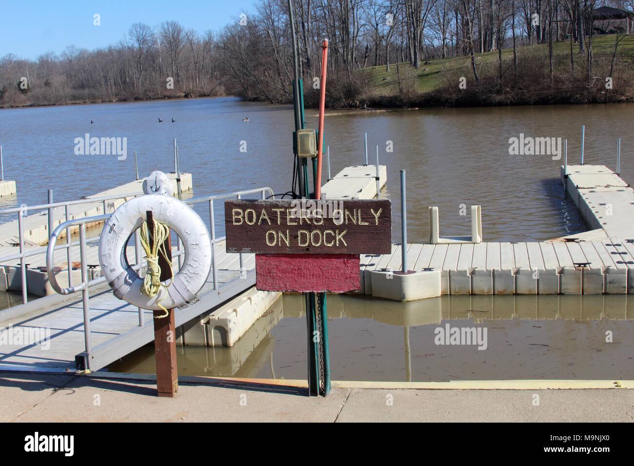 The beautiful parks of Warren and Montgomery Counties in Ohio Stock ...