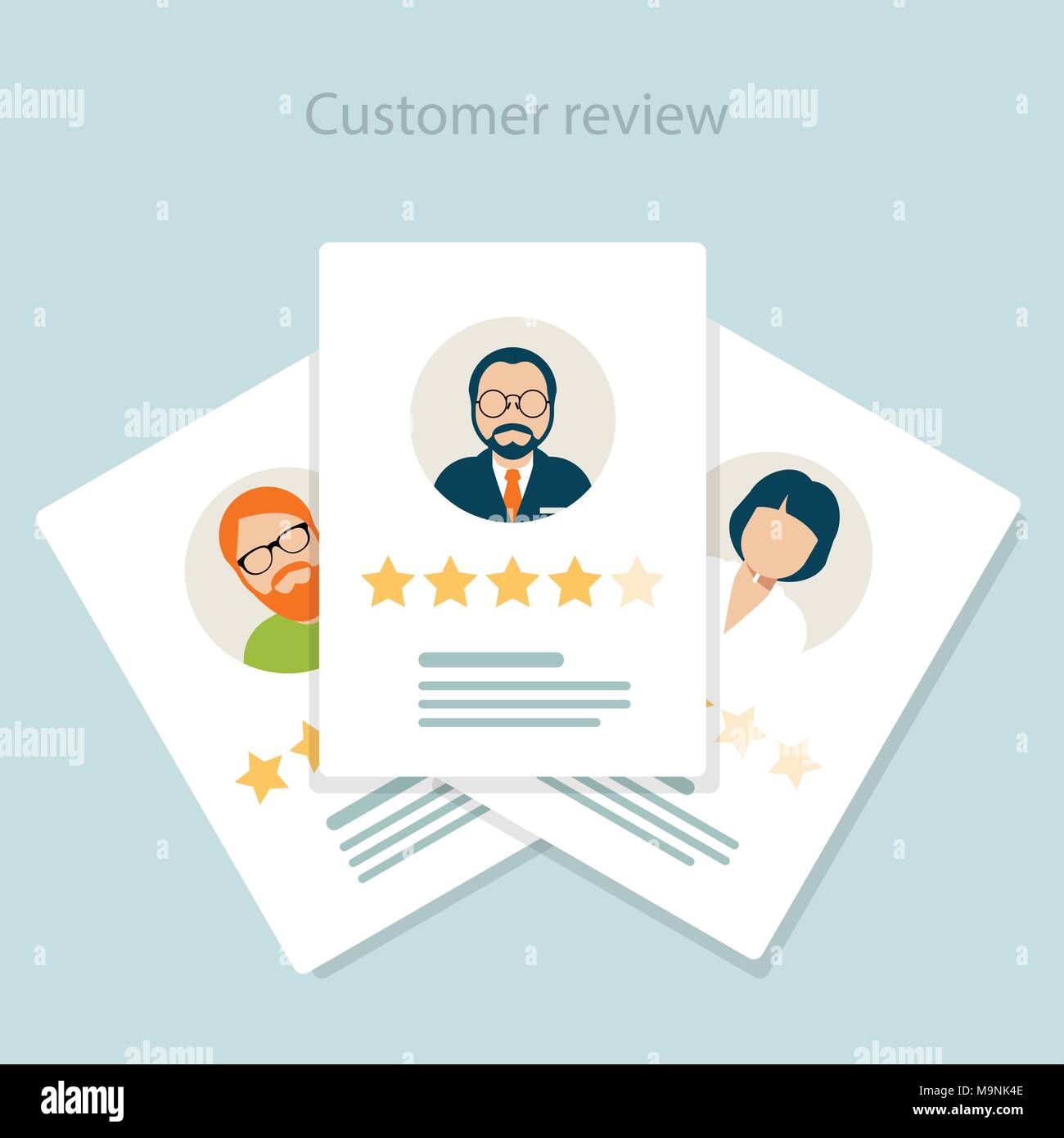 Customer review hi-res stock photography and images - Alamy
