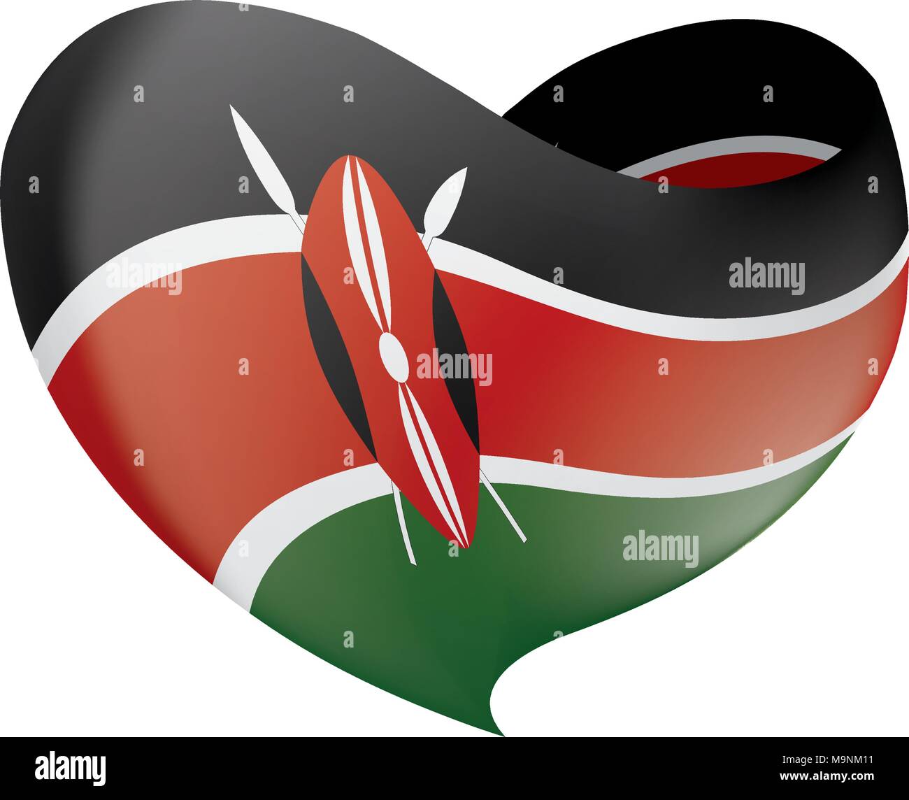 Kenya flag, vector illustration Stock Vector Image & Art - Alamy