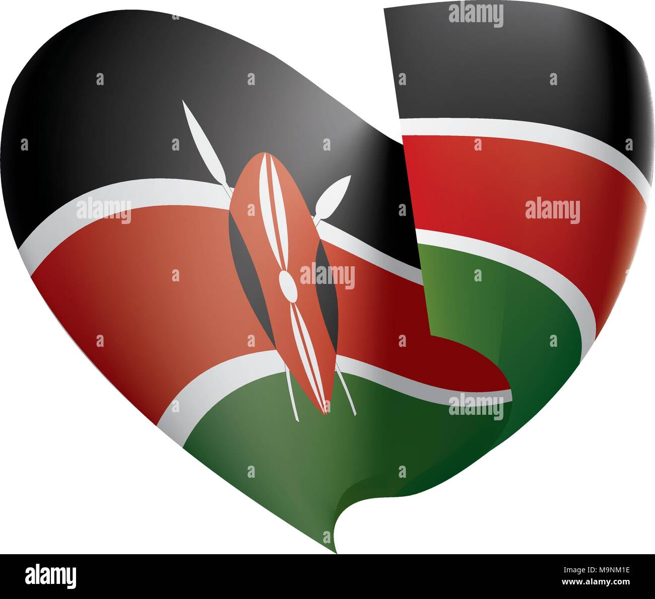 Kenya flag, vector illustration Stock Vector Image & Art - Alamy