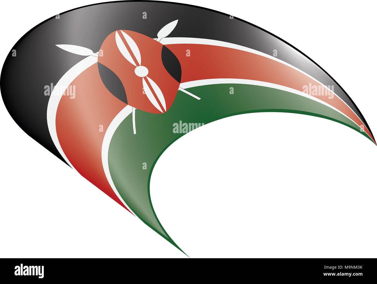 Kenya flag, vector illustration Stock Vector Image & Art - Alamy