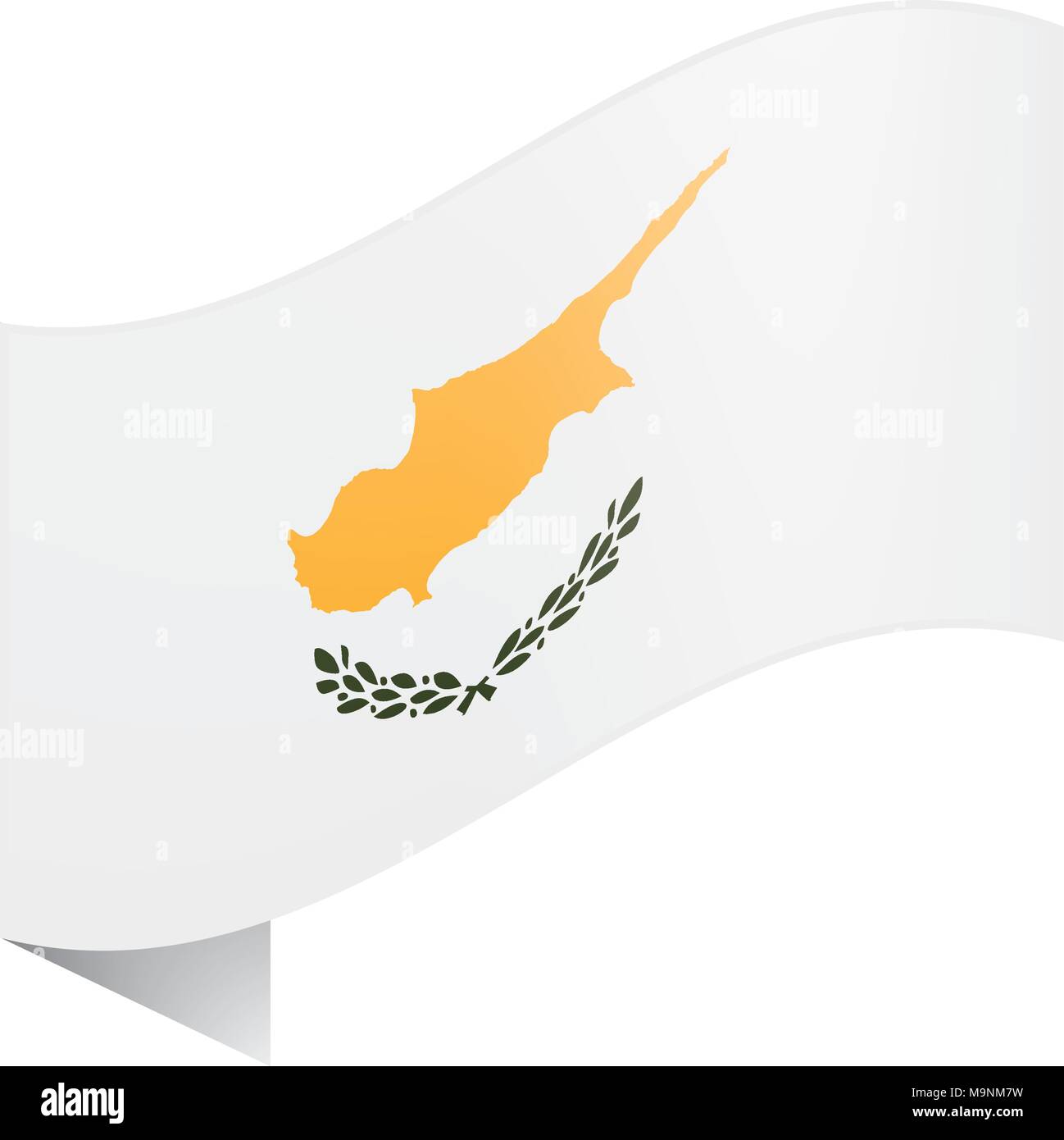 Cyprus flag, vector illustration Stock Vector Image & Art - Alamy