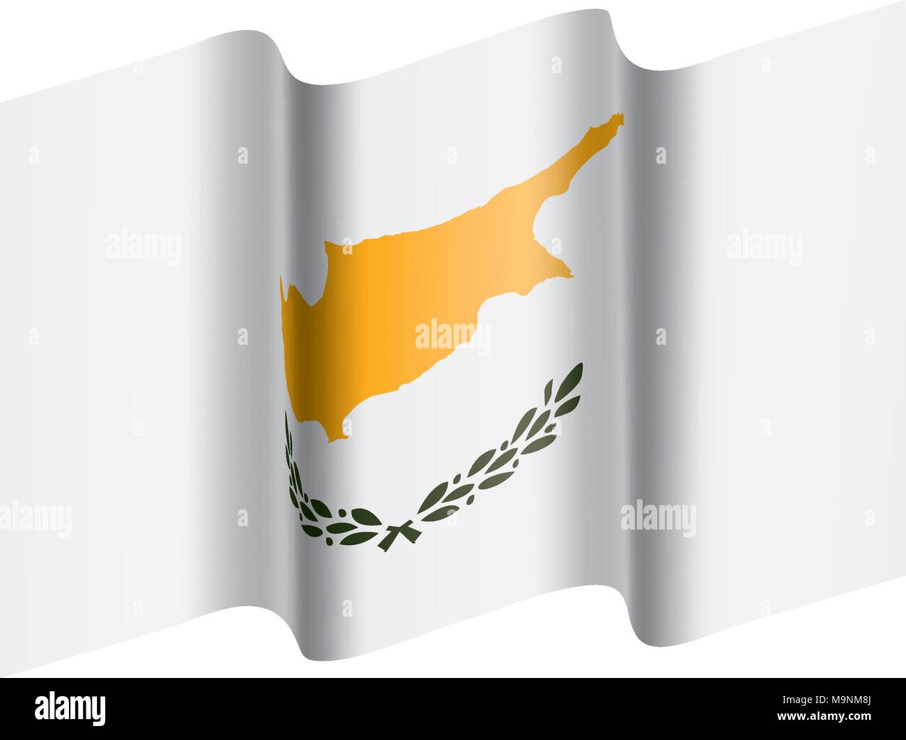 Cyprus flag, vector illustration Stock Vector Image & Art - Alamy