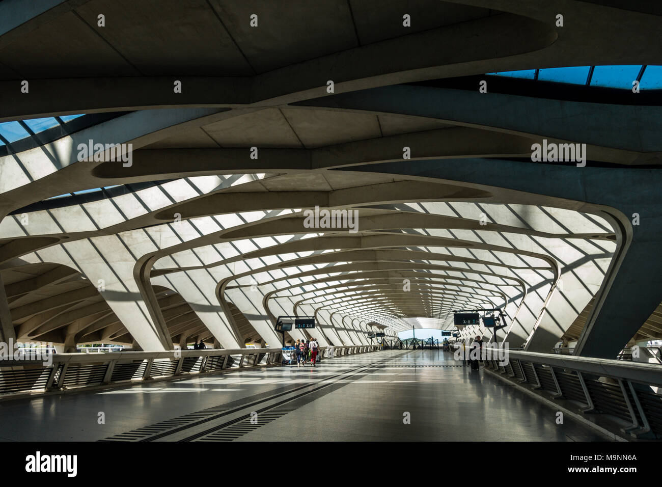 Saint-Exupéry Train Station, architect Santiago Calatrava, Lyon–Saint ...