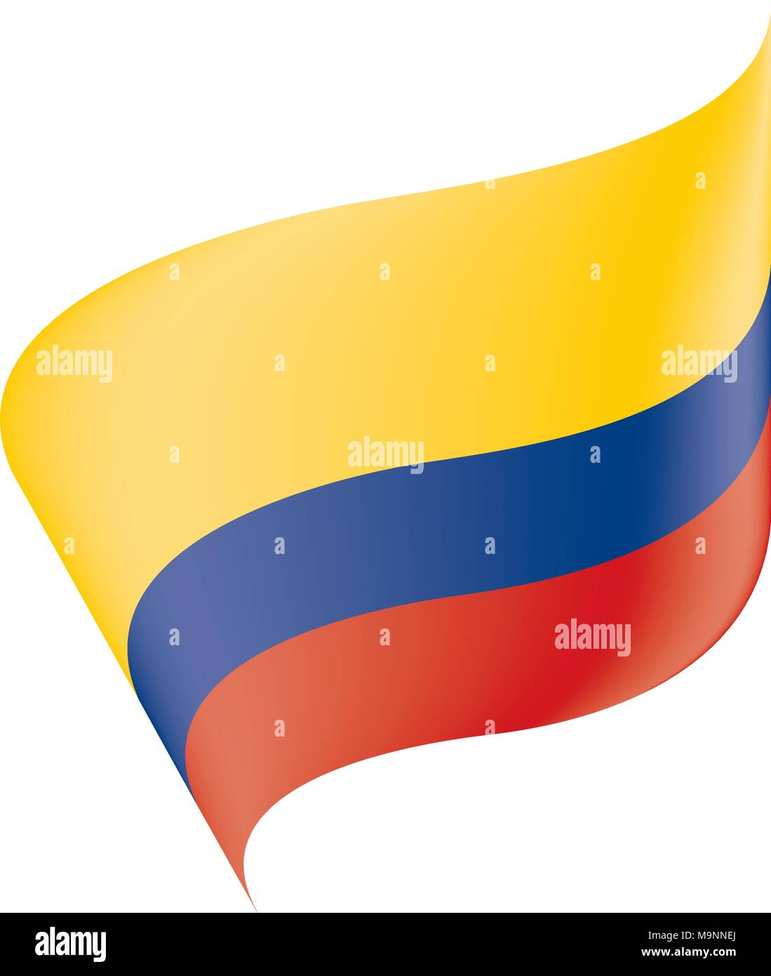 Colombia flag, vector illustration Stock Vector Image & Art - Alamy