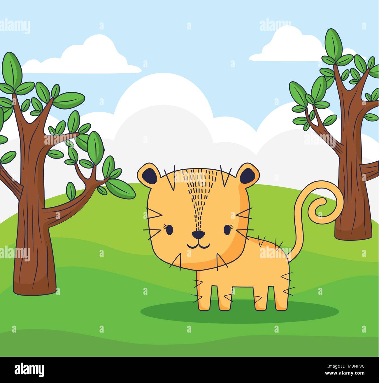 Cartoon Tiger High Resolution Stock Photography and Images - Alamy