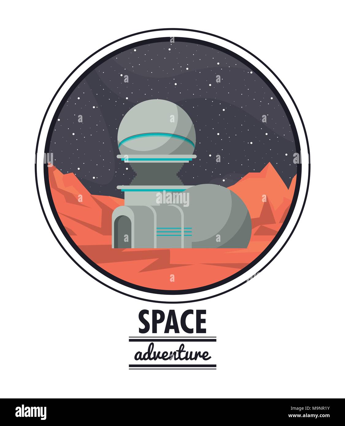 Mars space adventure Stock Vector Image & Art - Alamy