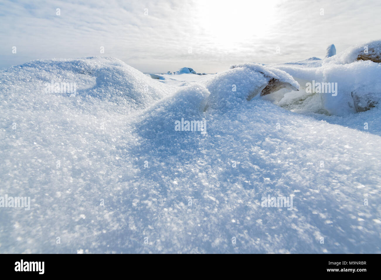 Arctic Landscapes - snow and ice Stock Photo - Alamy