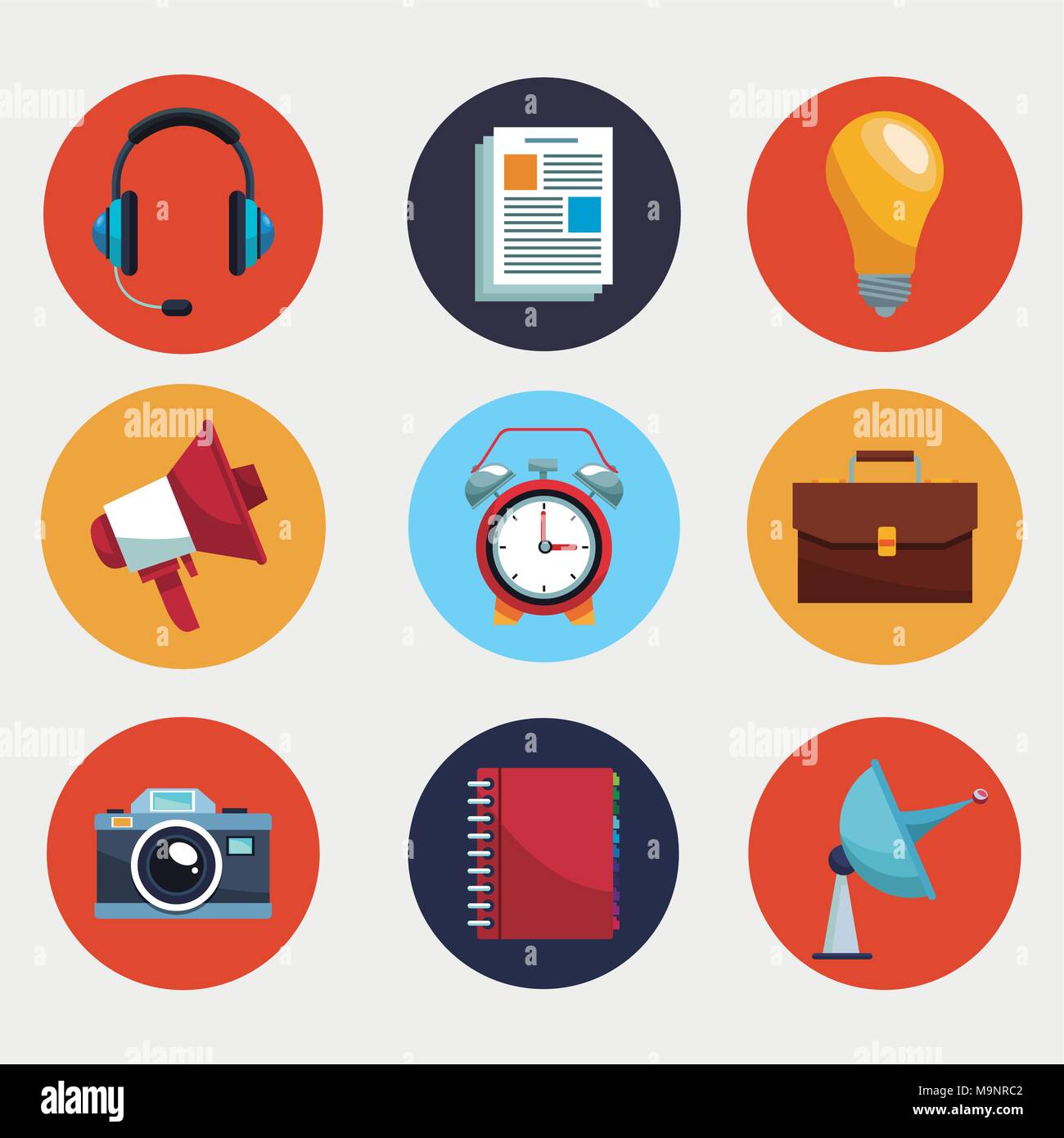 Set of social media icons Stock Vector Image & Art - Alamy