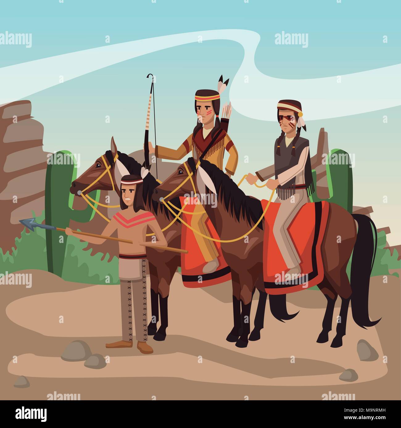 Ancient tribe horses hi-res stock photography and images - Alamy