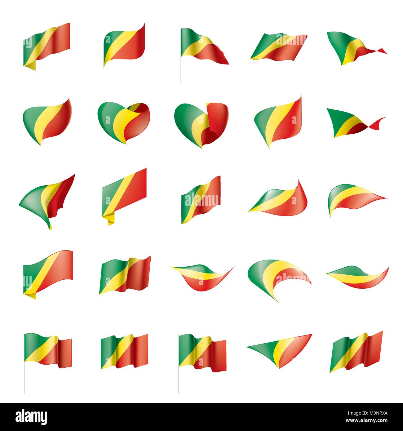 Congo flag, vector illustration Stock Vector Image & Art - Alamy