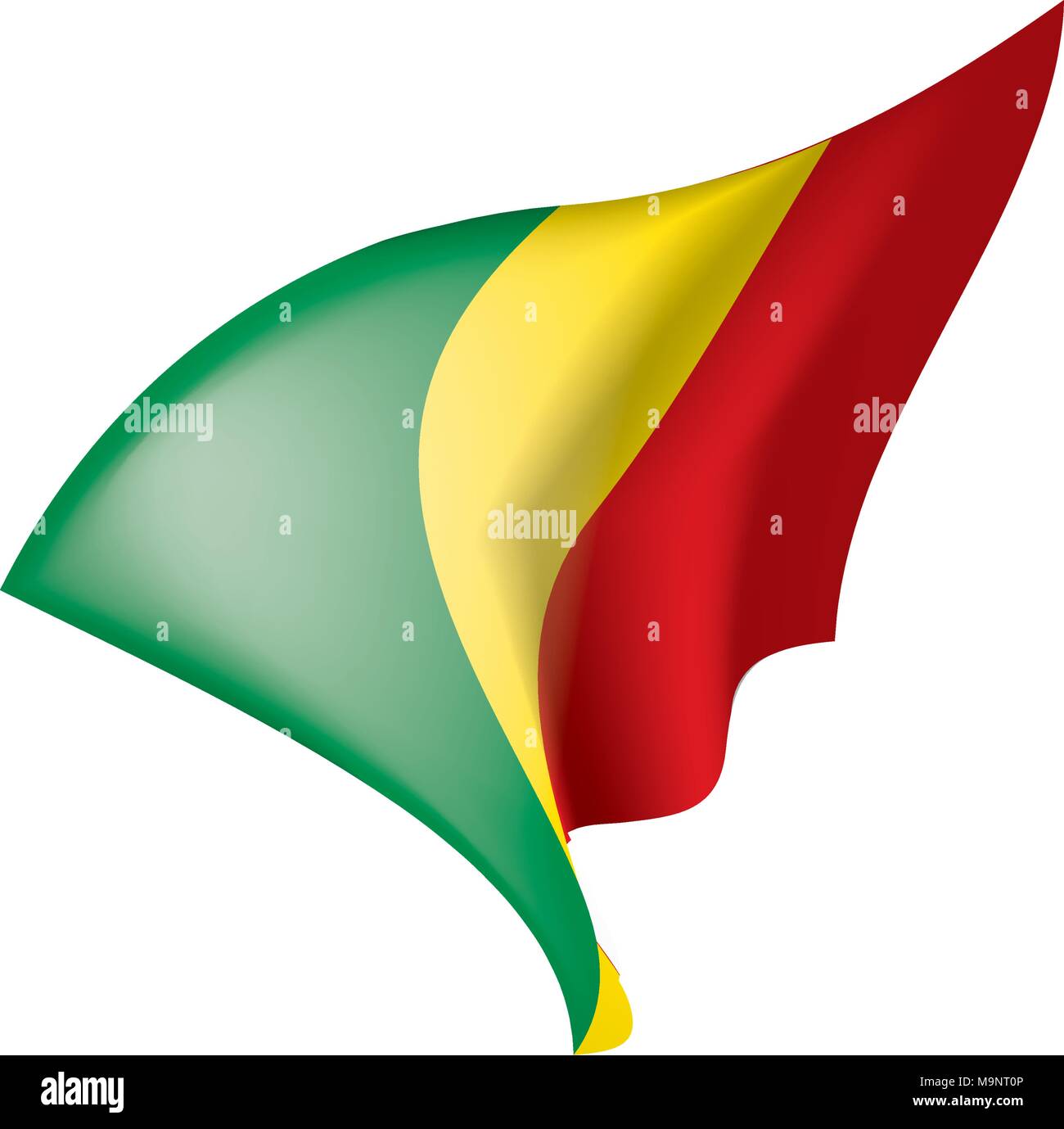 Congo flag, vector illustration Stock Vector Image & Art - Alamy