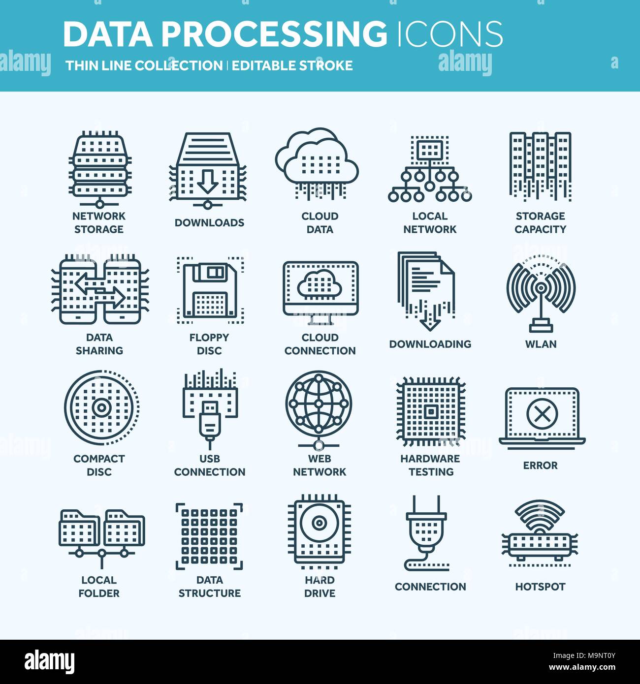Cloud computing. Internet technology. Online services. Data ...